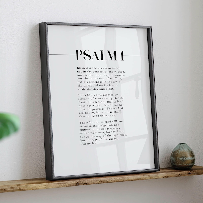 Psalm 1 - Etsy