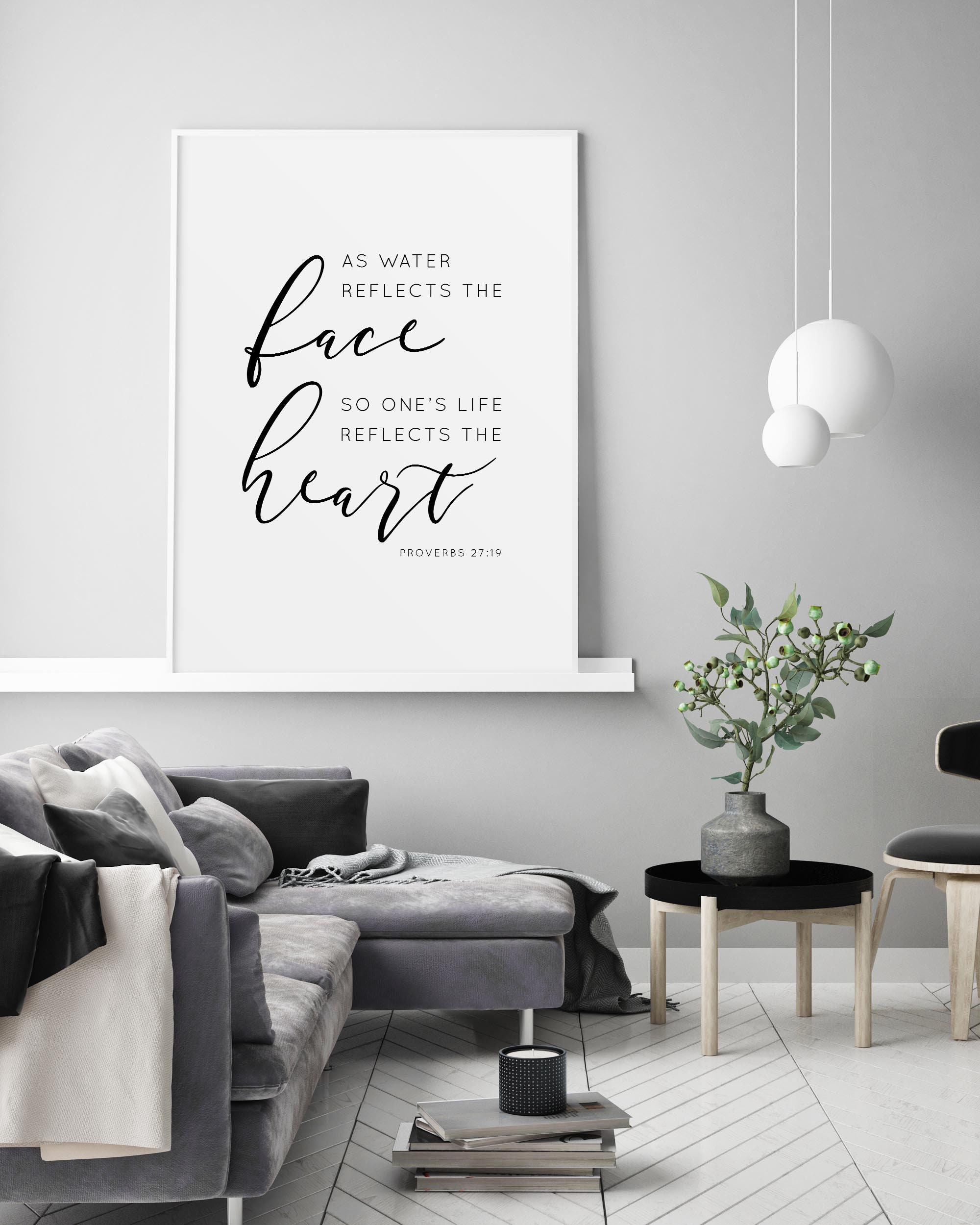 Proverbs 27 19 Wallpaper