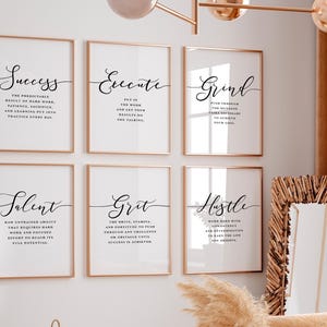 Motivational Quote Prints: Home Office Decor for Women (digital ...