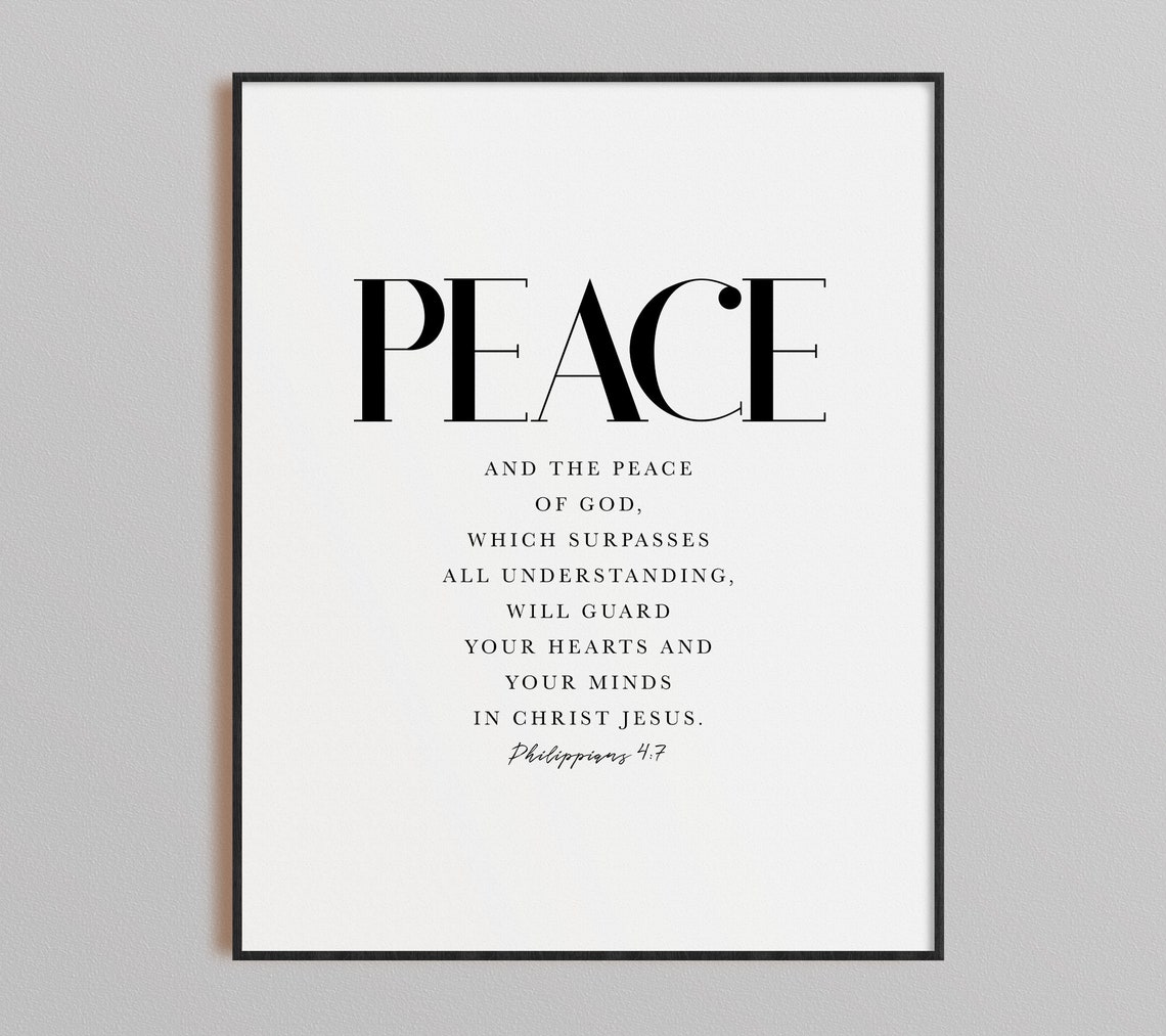 Bible Verse Wall Art Popular NIV Scripture Set of 6 Prints | Etsy