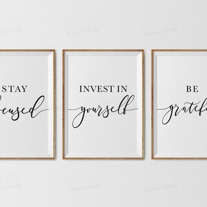 Positive Affirmations Wall Art, Inspirational Teen Girl Print, Teenager ...