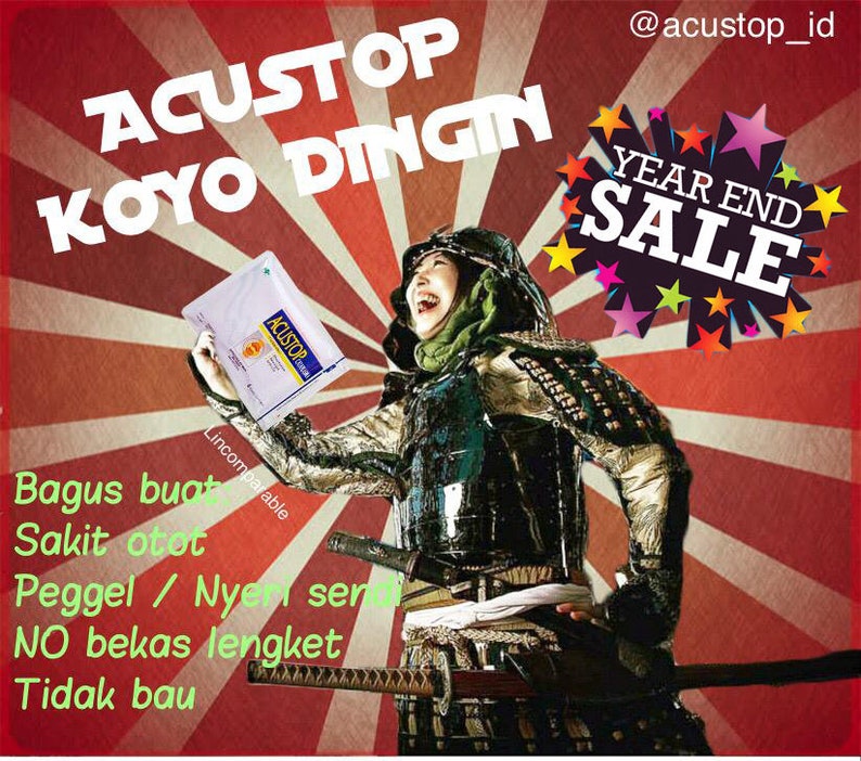 ACUSTOP CATAPLASMA [6 Sheets] - Analgesic Joint Back Shoulder Neck Pain ...