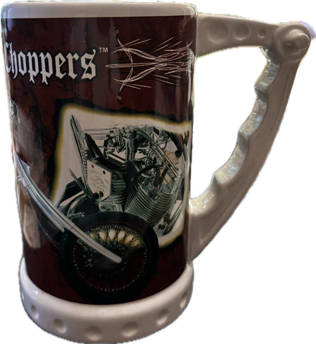 Orange County Choppers Motorcycle Ceramic Large 24oz Beer Stein Mug ...