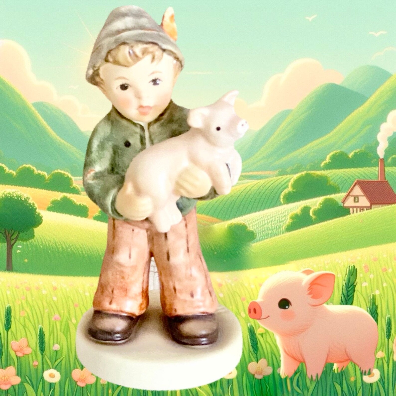 Prized Pig Hummel Goebel Porcelain Figurine Number 2325 - Etsy