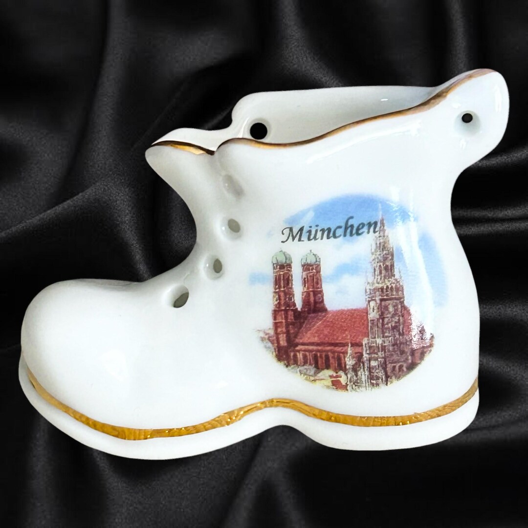 Reutter Porzellan Porcelain Germany Miniature Fine Bone China Boot ...