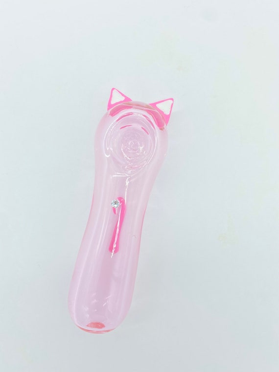 Cat Shaped Glass Pipe