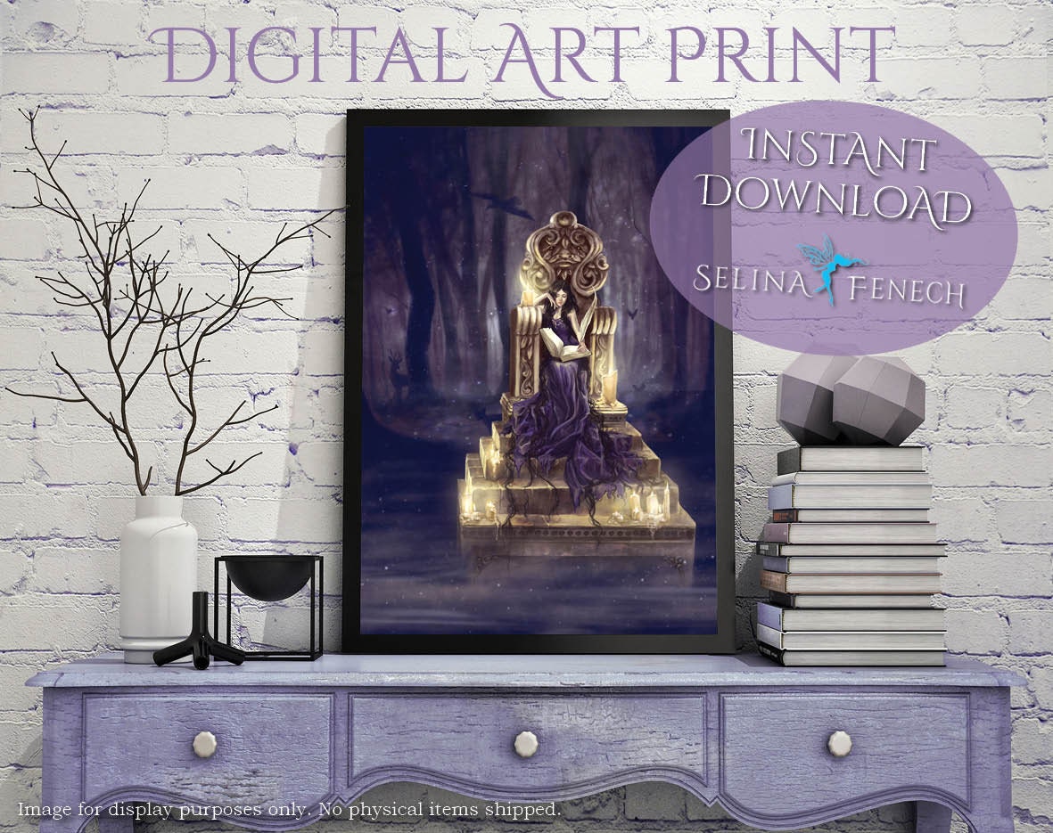 Storykeeper V2 Instant Download Art Print Fantasy Printable | Etsy