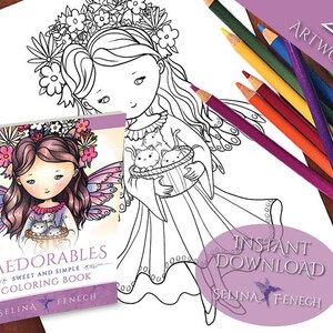 Faedorables Sweet and Simple Coloring Collection Coloring Page/digi ...