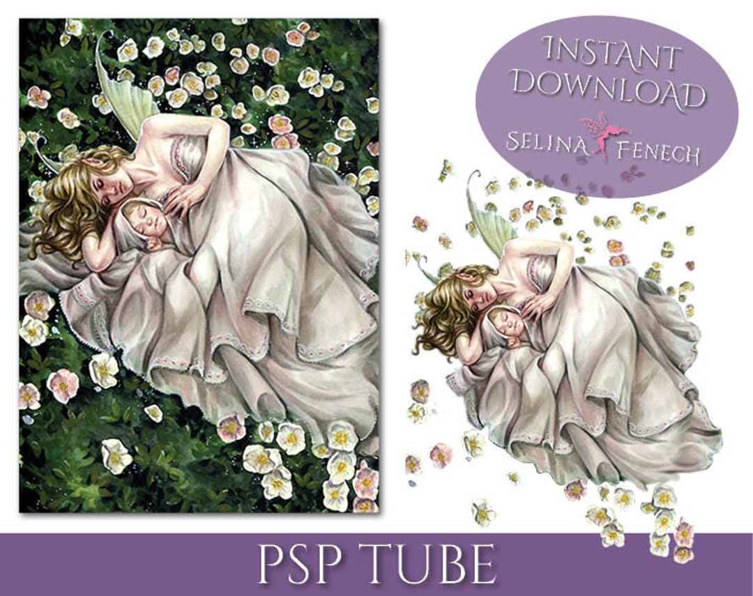 PSP Tagger Tube - Sleepy Spring - Fairy Baby Fantasy Digital ...