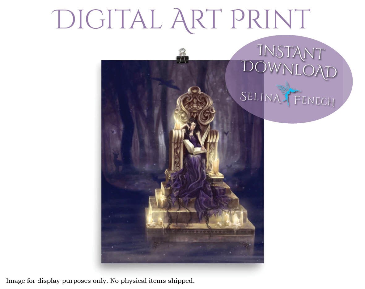 Storykeeper V2 Instant Download Art Print Fantasy Printable | Etsy