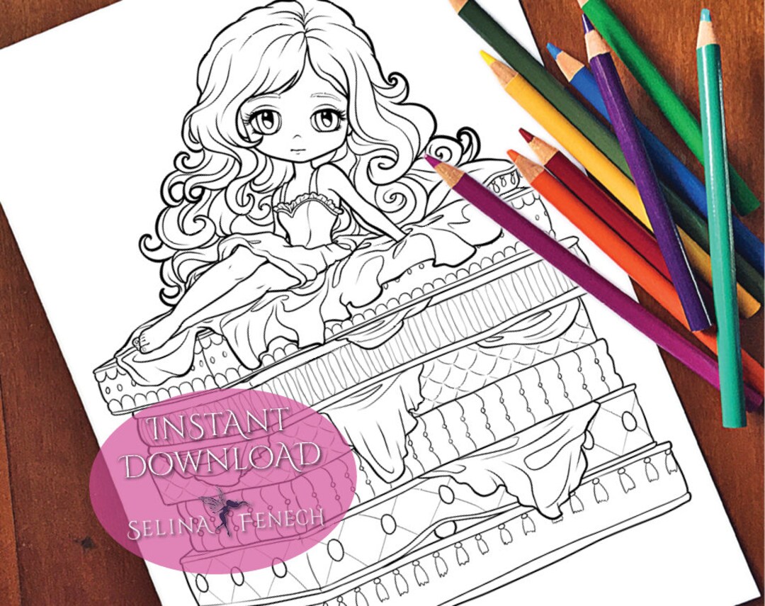 The Princess and the Pea Cute Fairy Tales Princesses and Fables ...