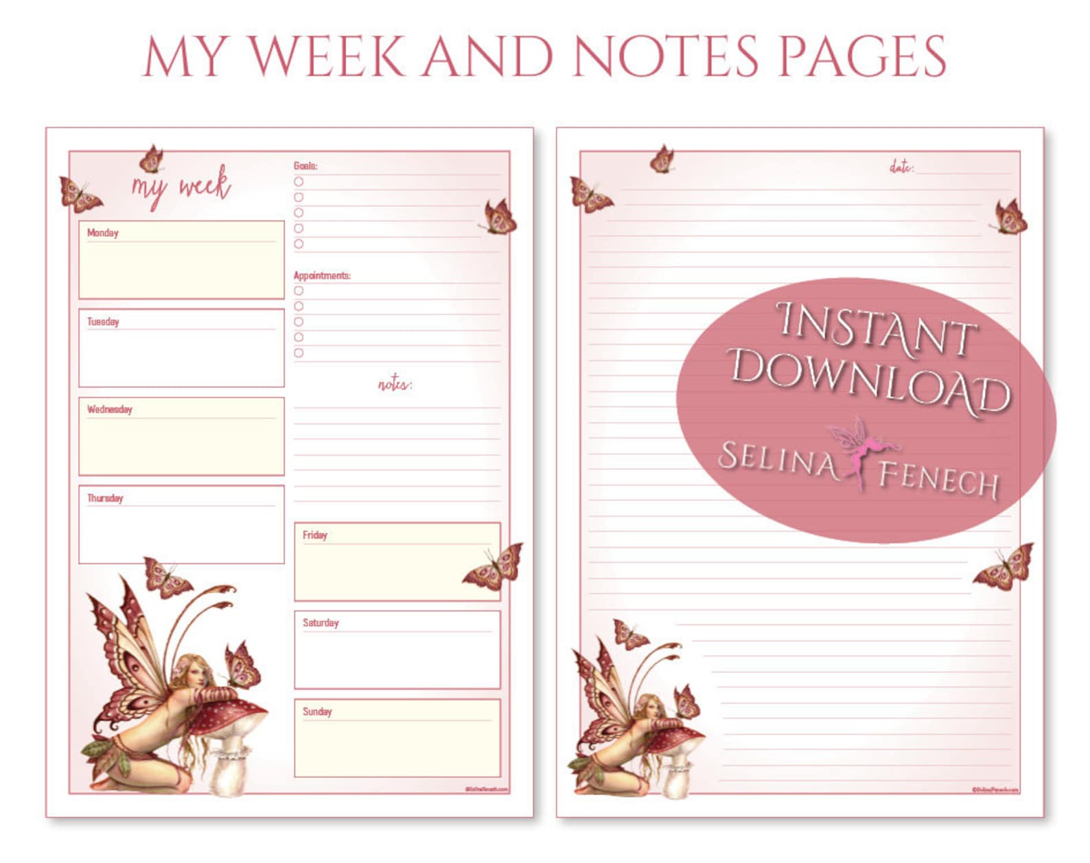 Small Things Stationery Set Calendar to Do List Letter Writing - Etsy