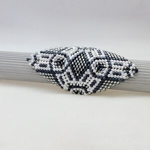 Large Geometric Ring Hand-threaded - Etsy