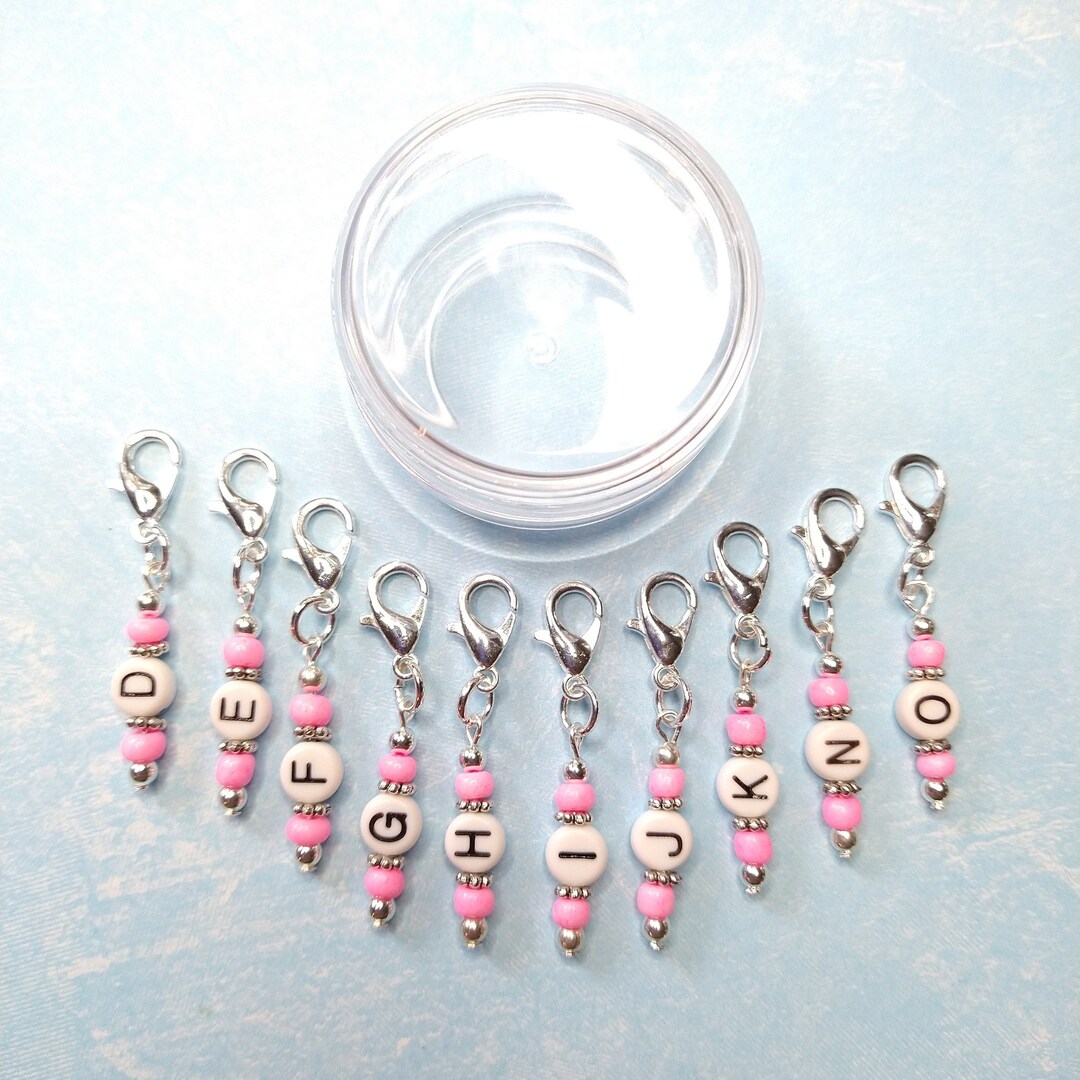 Set of Ten Crochet Hook Minder Stitch Markers Crochet Hook - Etsy