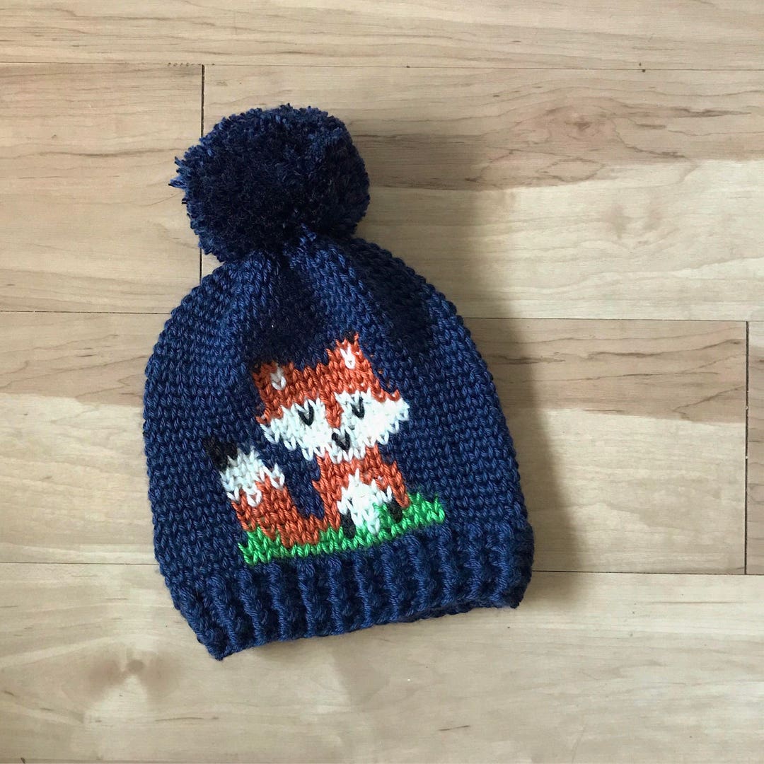 Crochet Fox Hat Fox Beanie Crochet Woodland Animals Crochet Winter Hat ...