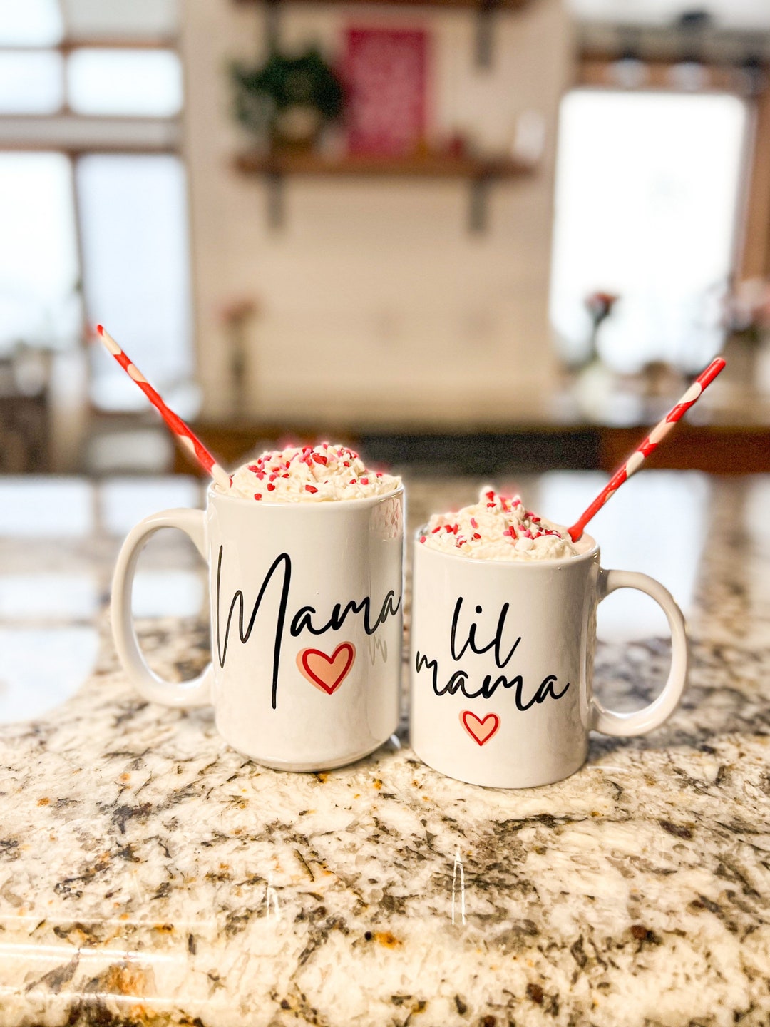 Mama and Me Mugs • Mama Mini Mugs • Mama • Lil Mama Mug Set • Mama Mug ...