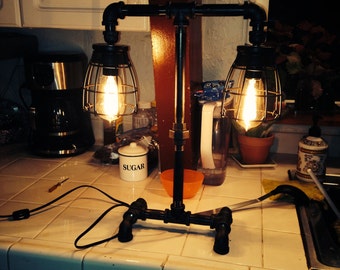 Steam punk lamp | Etsy