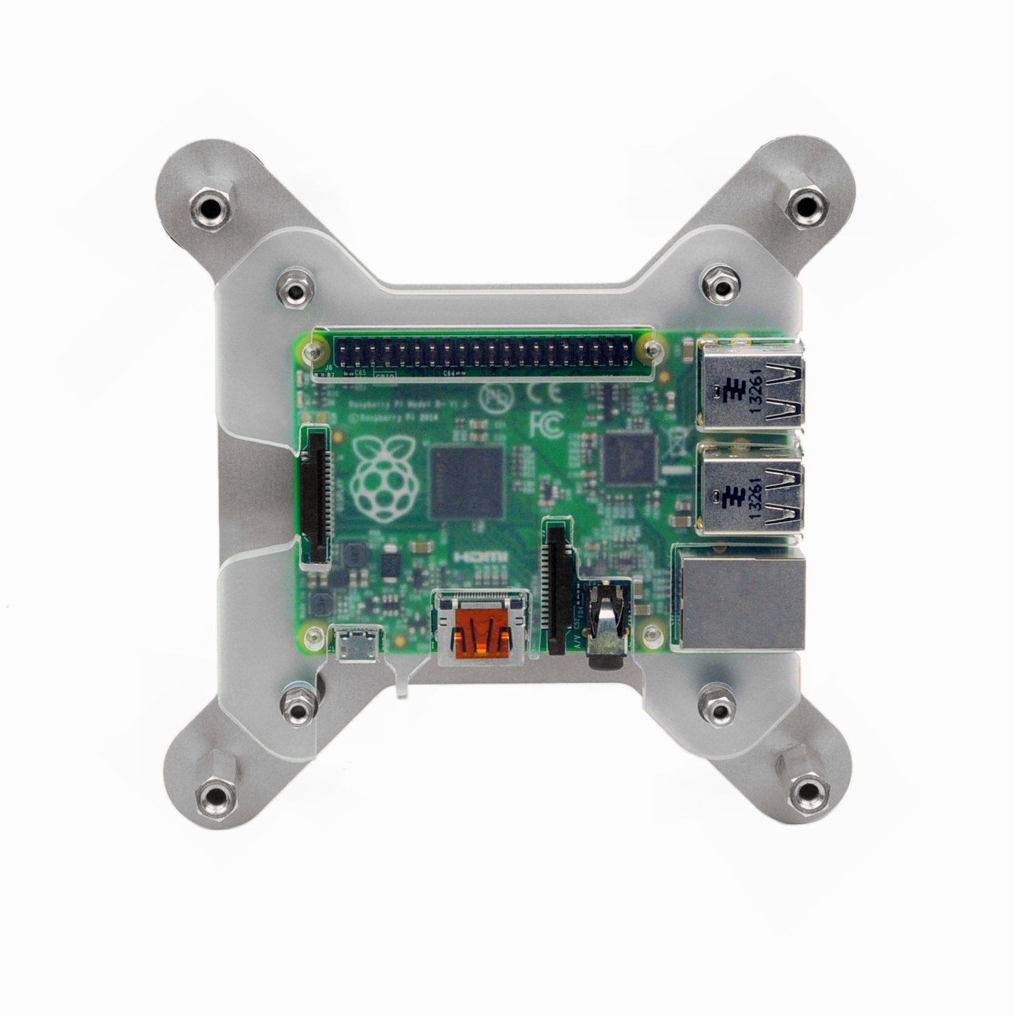 Picano is a Meccano Alike "vesa Mount" and "bracket" Case for Raspberry Pi. - Etsy