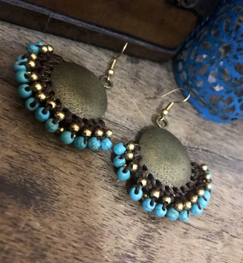 Ethnic earrings gypsy earrings boho earrings Ethnic | Etsy