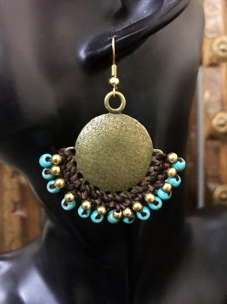 Ethnic earrings gypsy earrings boho earrings Ethnic | Etsy