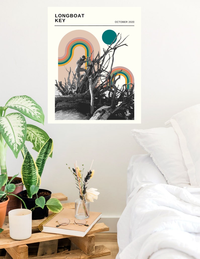 Custom Midcentury Modern Family Portrait Poster - Etsy