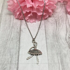 Dance Necklace Ballerina Necklace Dance Gifts Dancing Gift Ballerina ...