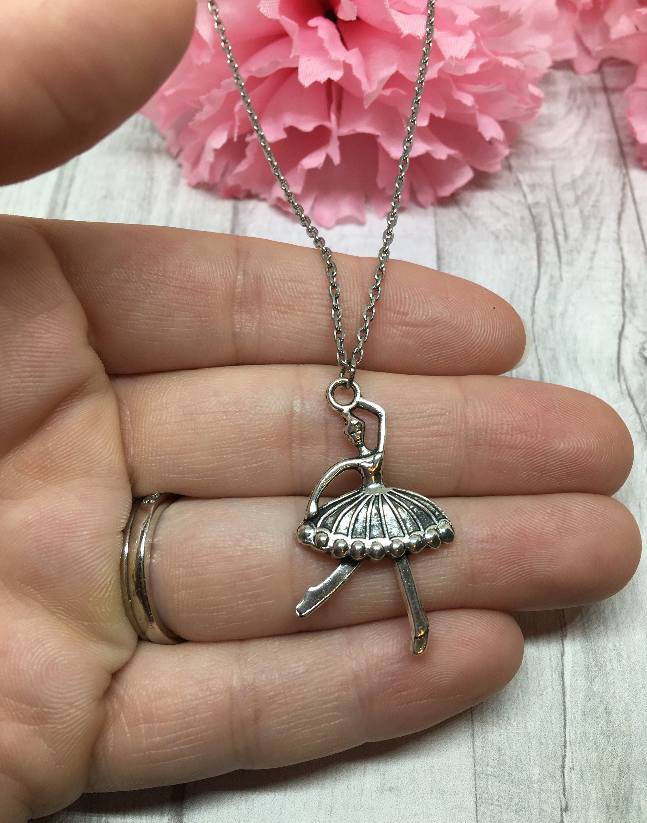 Dance Necklace Ballerina Necklace Dance Gifts Dancing Gift | Etsy