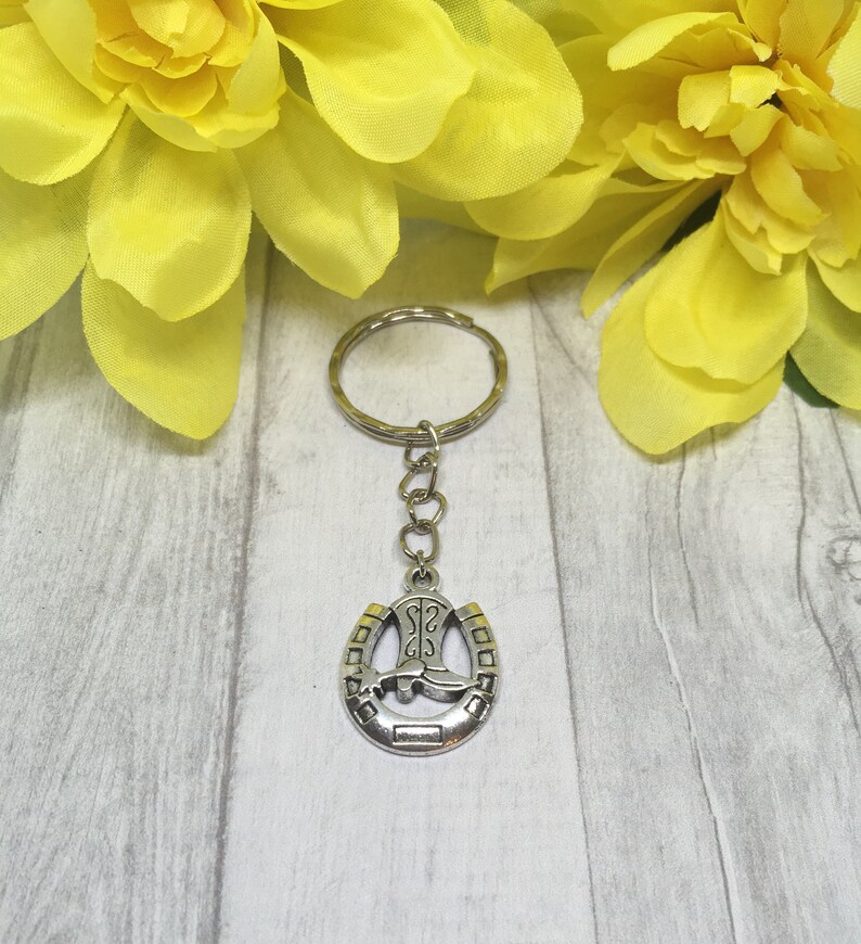 Cowboy Boot Keychain Western Keychain Keyring for Cowgirl - Etsy