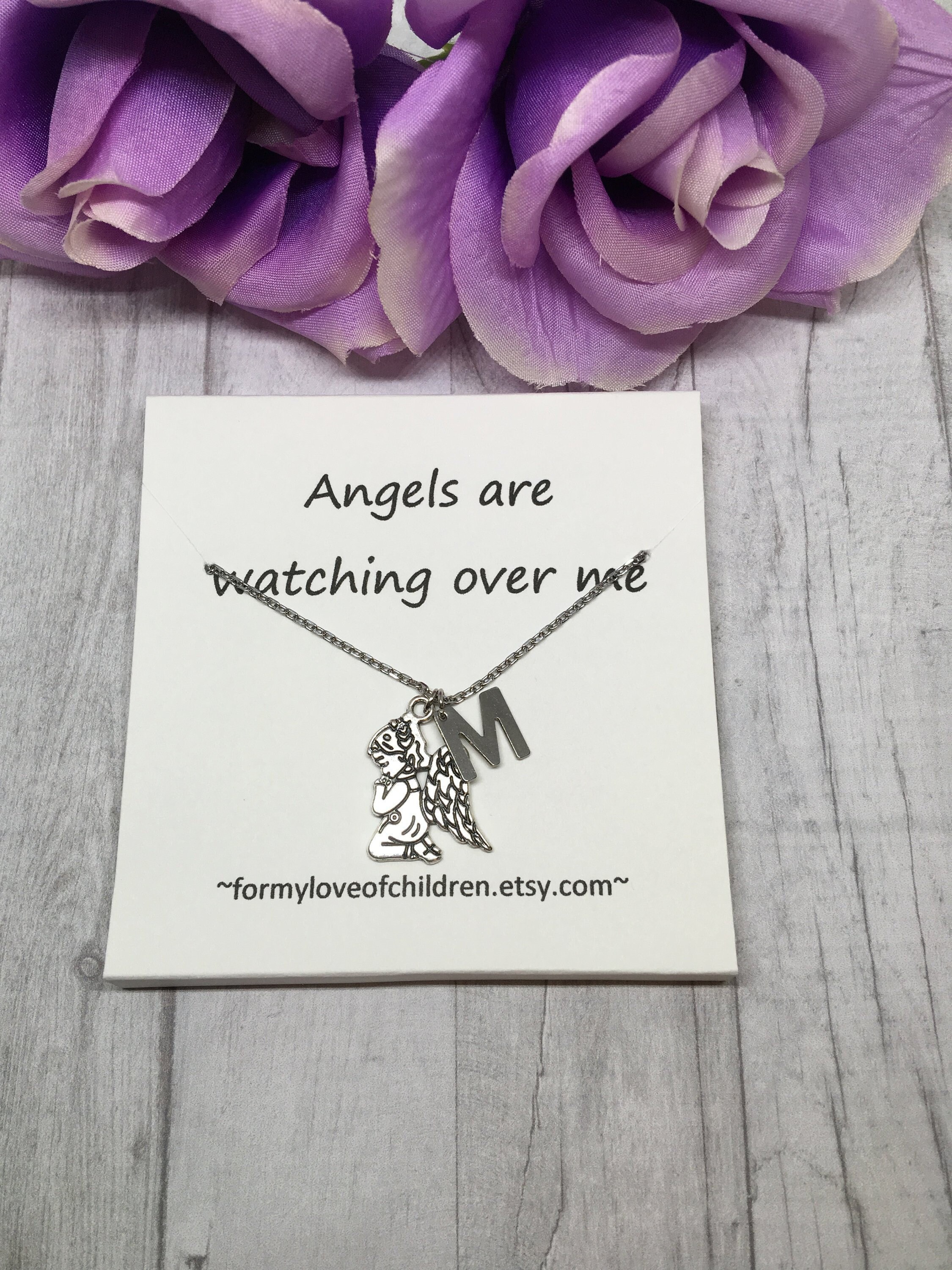 Angel jewelry angel necklace jewelry for girls praying angel | Etsy