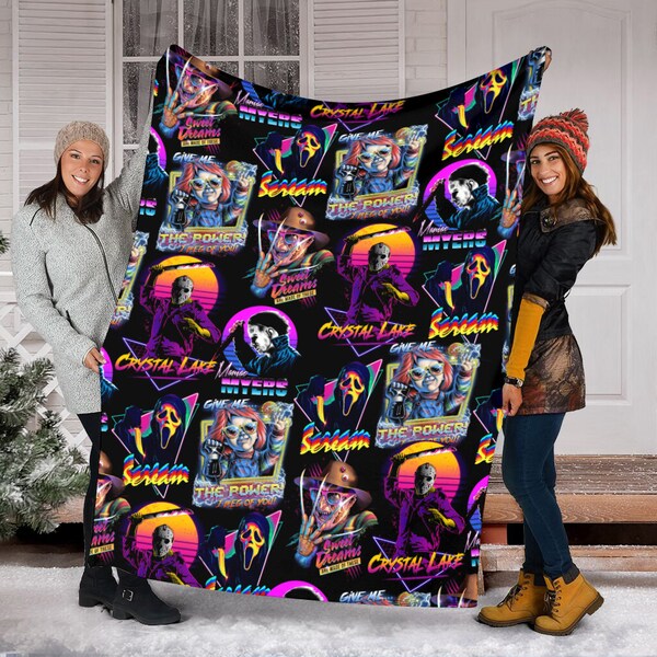 Ghostface Throw Blanket - Etsy