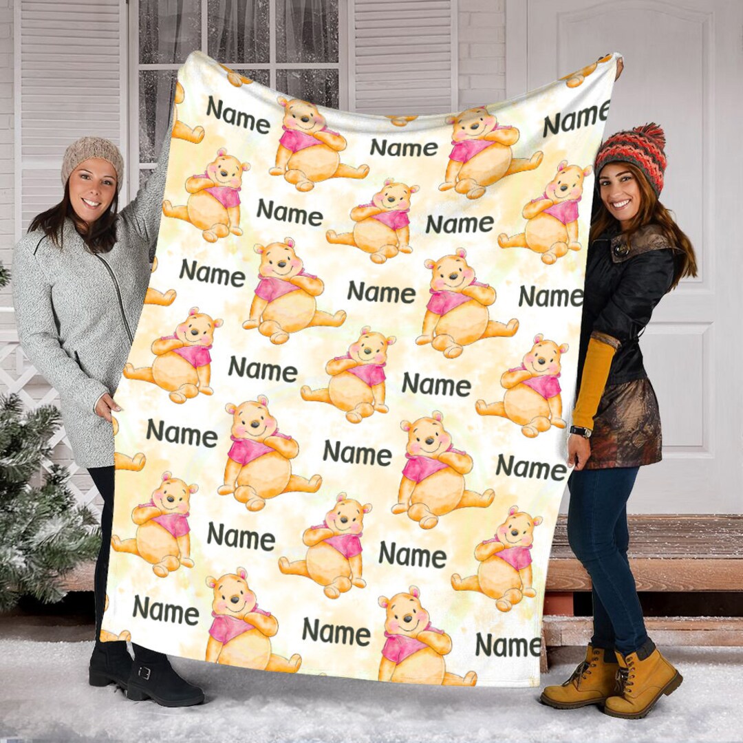 Winnie the Pooh Bear Disney Sofa Blanket, Walt Disney World, Bedding ...