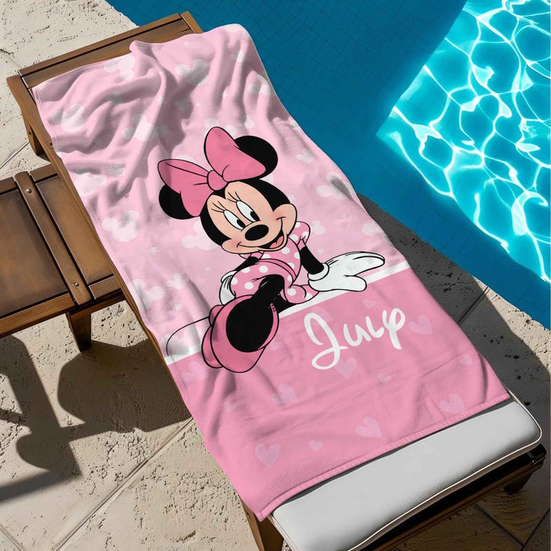Minnie Mouse Towels - Etsy