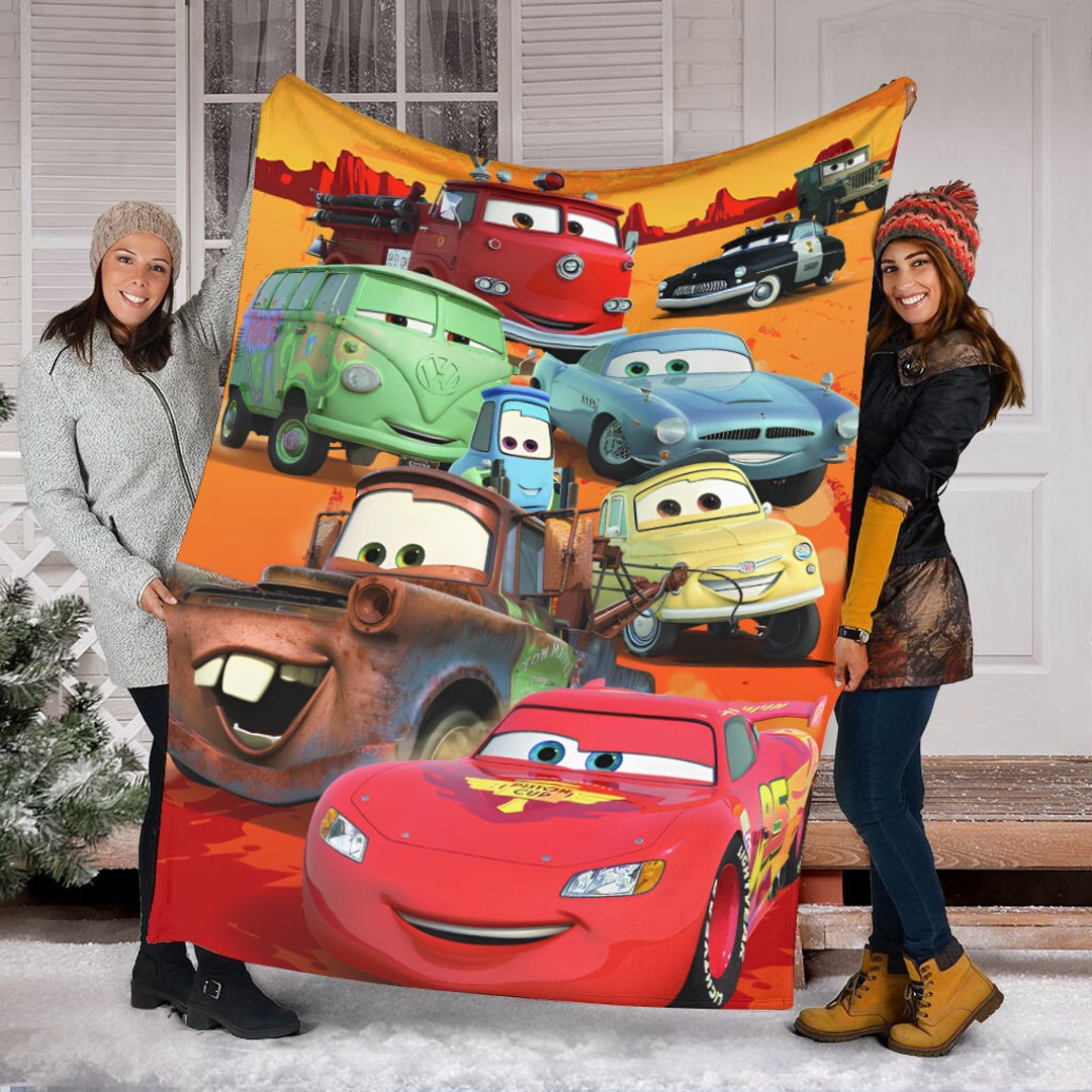 Disney Cars Characters Blanket, Lightning Mcqueen Baby Blanket, Pixar ...