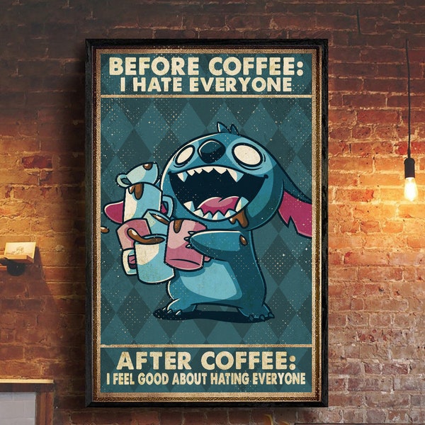 Stitch Poster - Etsy