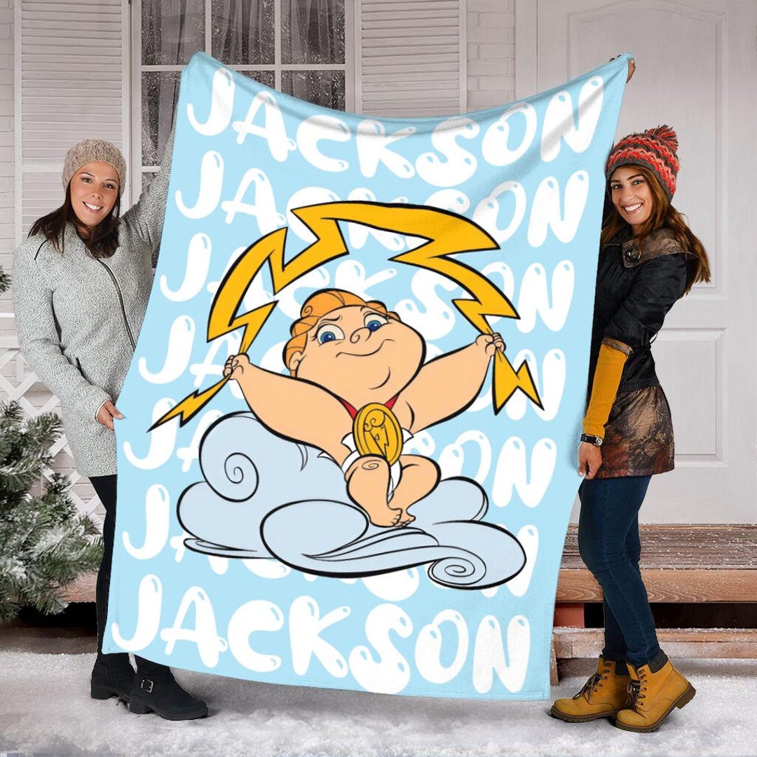 Personalized Name Baby Hercules Blanket, Disney Hercules Blanket, Walt ...
