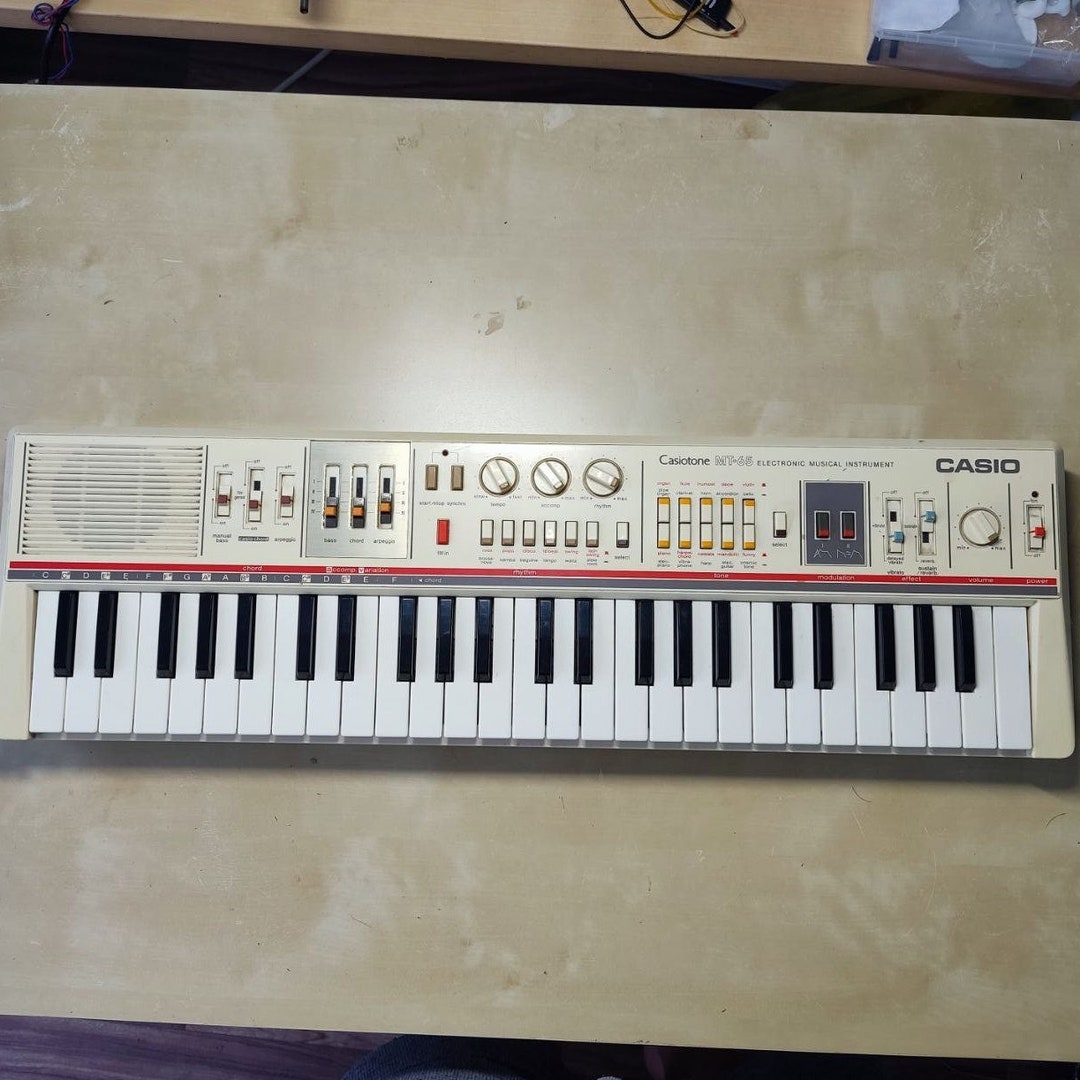 Casio Casiotone MT-65 Vintage Keyboard Synthesizer Very Good - Etsy
