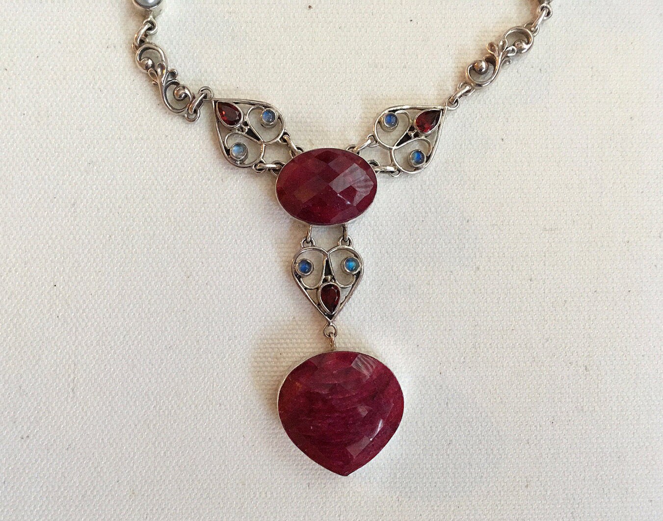 Nicky Butler Raj Collection Heandcrafted Sterling Silver, Ruby ...