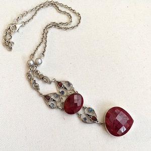 Nicky Butler Raj Collection Heandcrafted Sterling Silver, Ruby ...