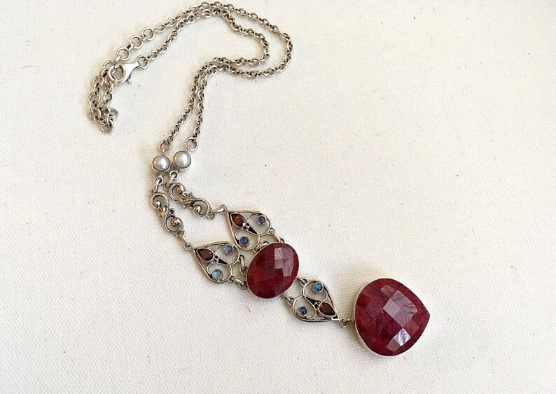 Nicky Butler Raj Collection Heandcrafted Sterling Silver, Ruby ...