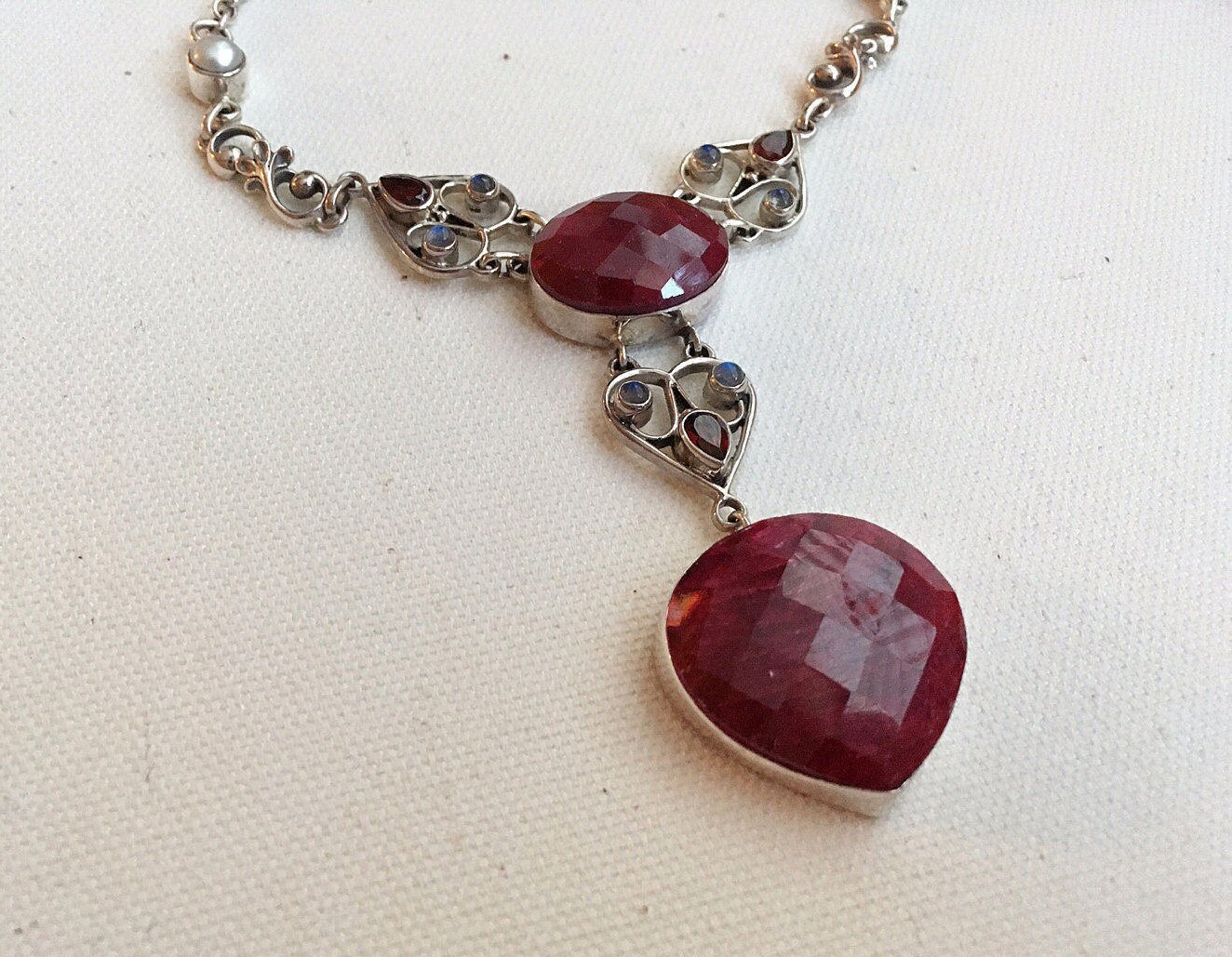 Nicky Butler Raj Collection Heandcrafted Sterling Silver, Ruby ...