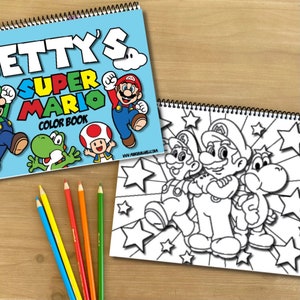 mario bros christmas coloring pages