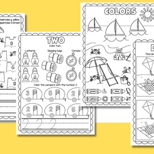 Personalized Preschool Workbook - Summer Learning - Preschool ...