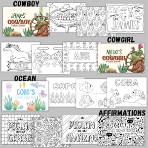 Personalized Kids Color Books - Children's Coloring Books ...