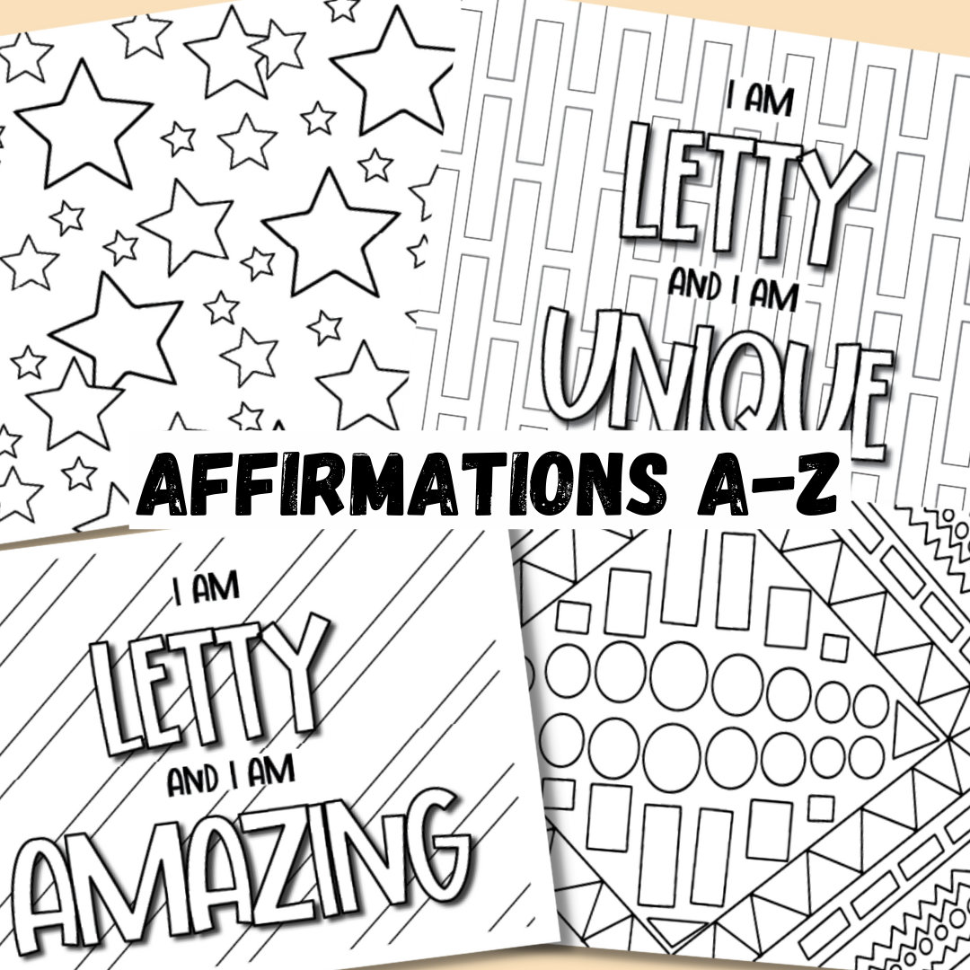 Custom Children's Color Book Full Size Large Coloring - Etsy