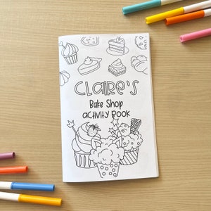 Fun Personalized Kids Activity Book - Party Favors for Birthday Parties ...