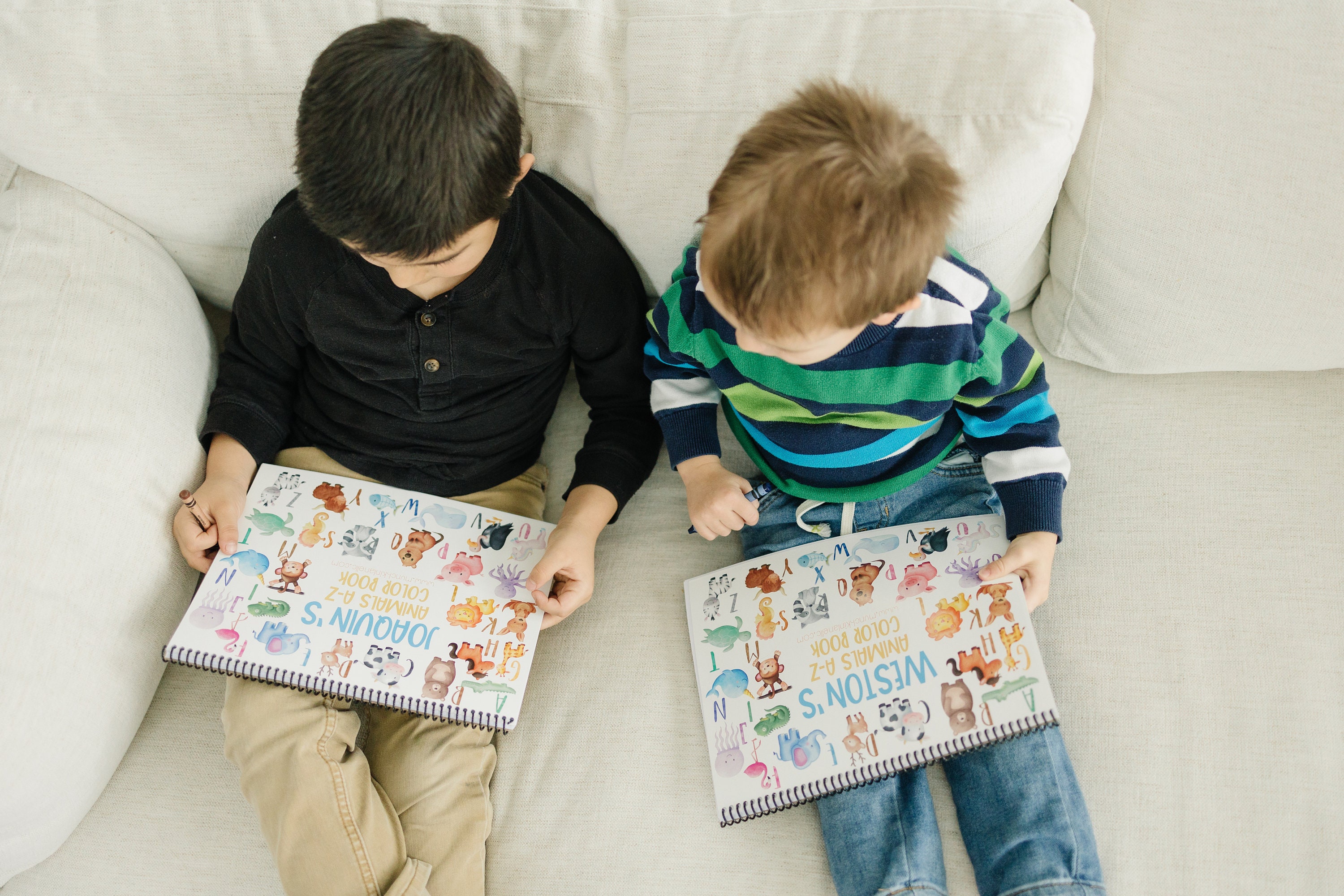 Custom Children's Color Book Full Size Large Coloring - Etsy