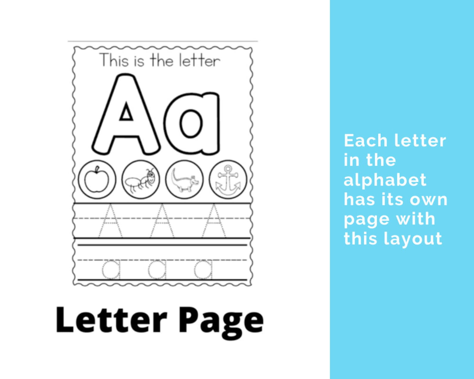 Pre-k Activity Book Personalized Printed Preschool - Etsy