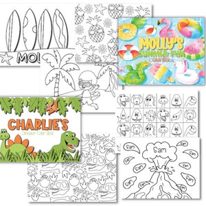 Personalized Kids Color Books Children's Coloring Books - Etsy