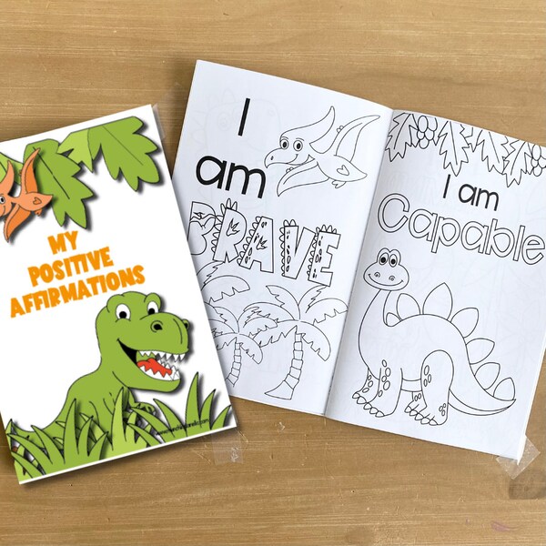 Positive Affirmations Coloring Book - Etsy
