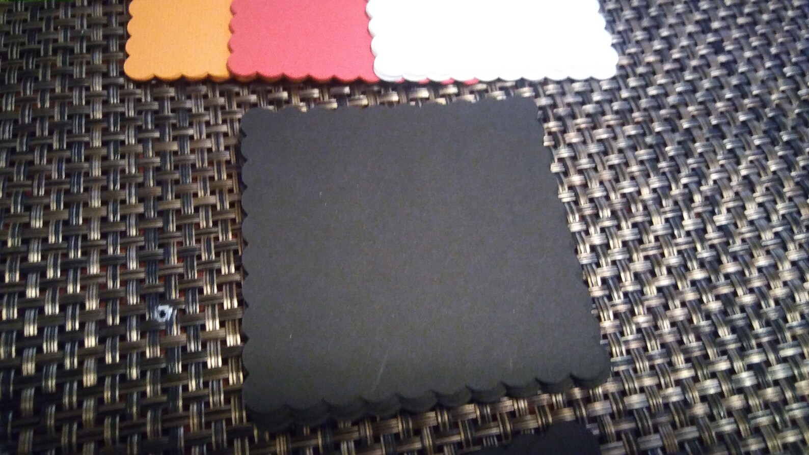 Scalloped Square Die Cut Shapes Die Cut for Card Making - Etsy